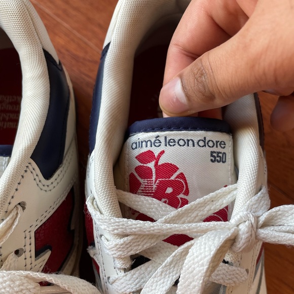 Aime Leon Dore | Shoes | New Balance X Aime Leon Dore Ald 55 White Navy ...